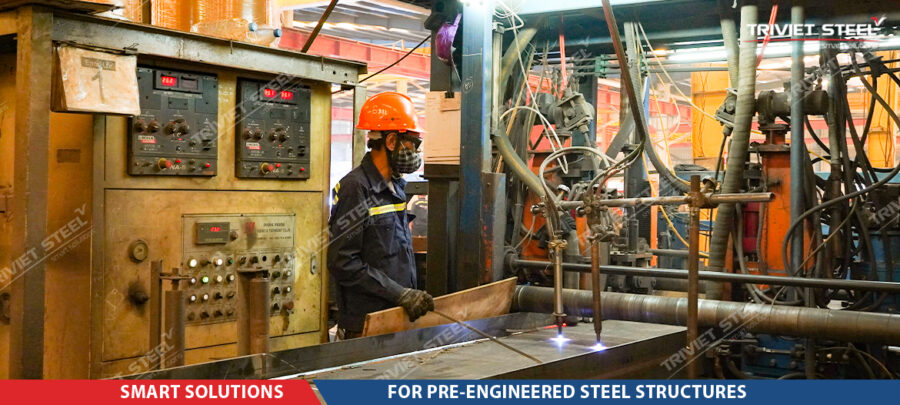 STANDARD PRE-ENGINEERED BUILDINGS CONSTRUCTION PROCESS - Nhà Thép Trí Việt