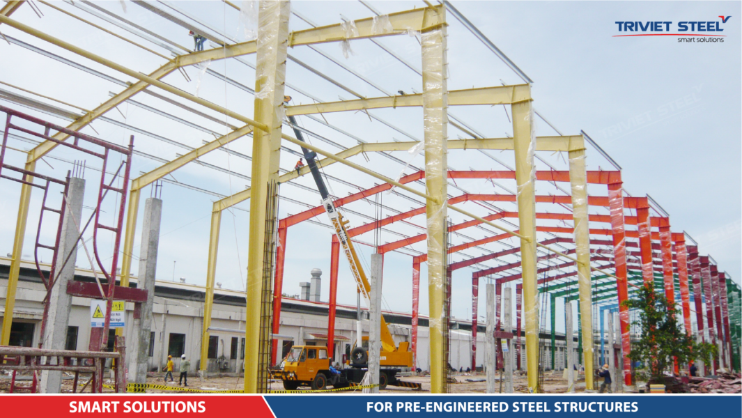 Steel Structures & Pre-Engineering Steel Buildings - Tri Viet Steel